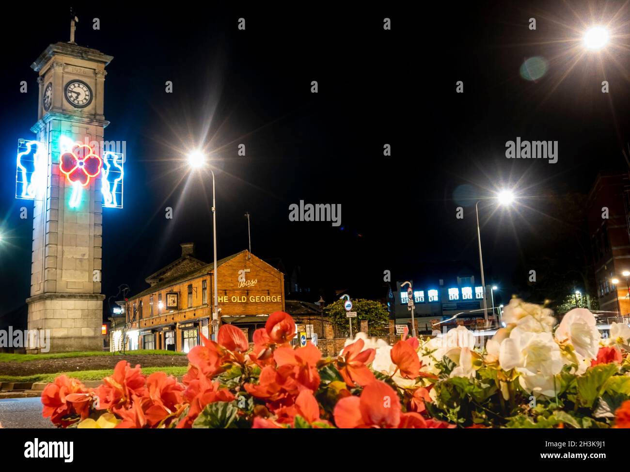 October 28th 2021 Goole: Goole lights up for veterans, clock tower ...