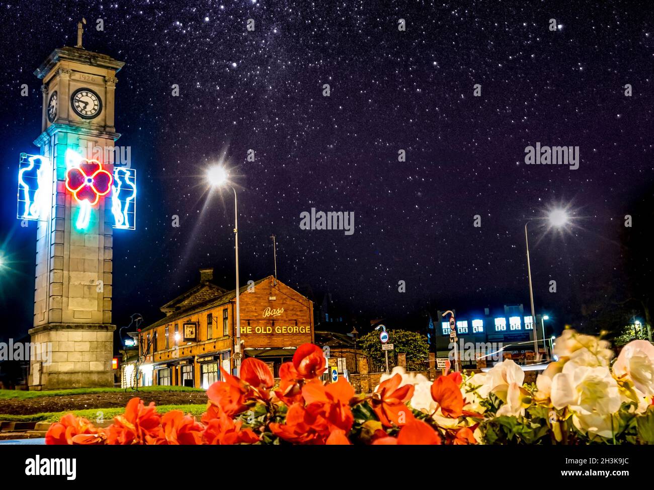 October 28th 2021 Goole: Goole lights up for veterans, clock tower ...