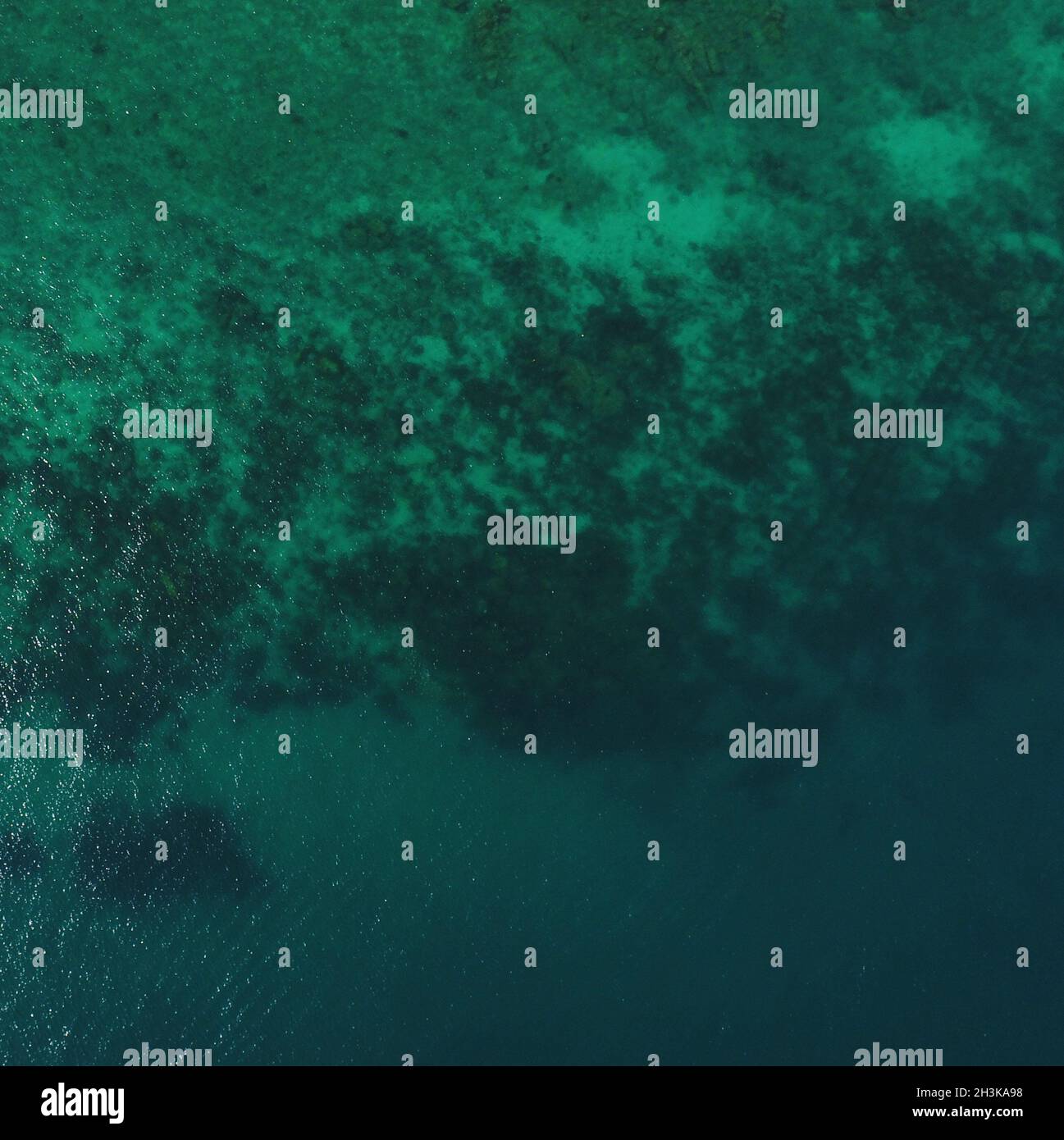 Aerial view of sea water surface Stock Photo - Alamy