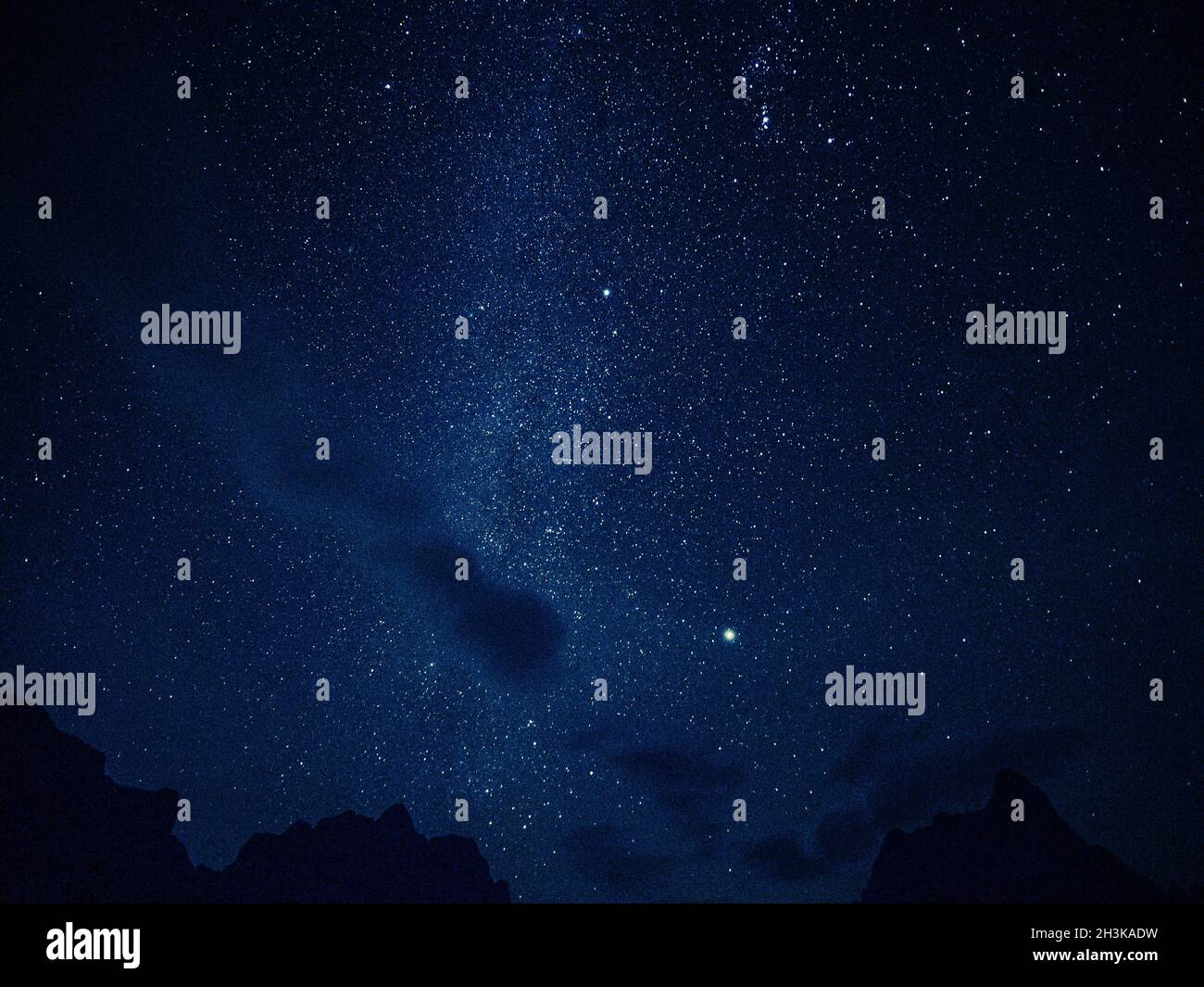 Beautiful night sky Stock Photo - Alamy