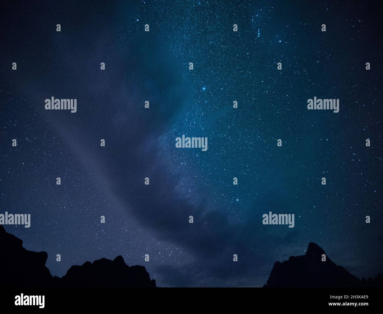Beautiful night sky Stock Photo - Alamy