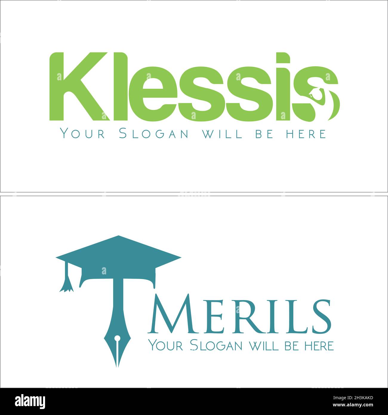 Set of education graduation people logo design Stock Vector Image & Art ...