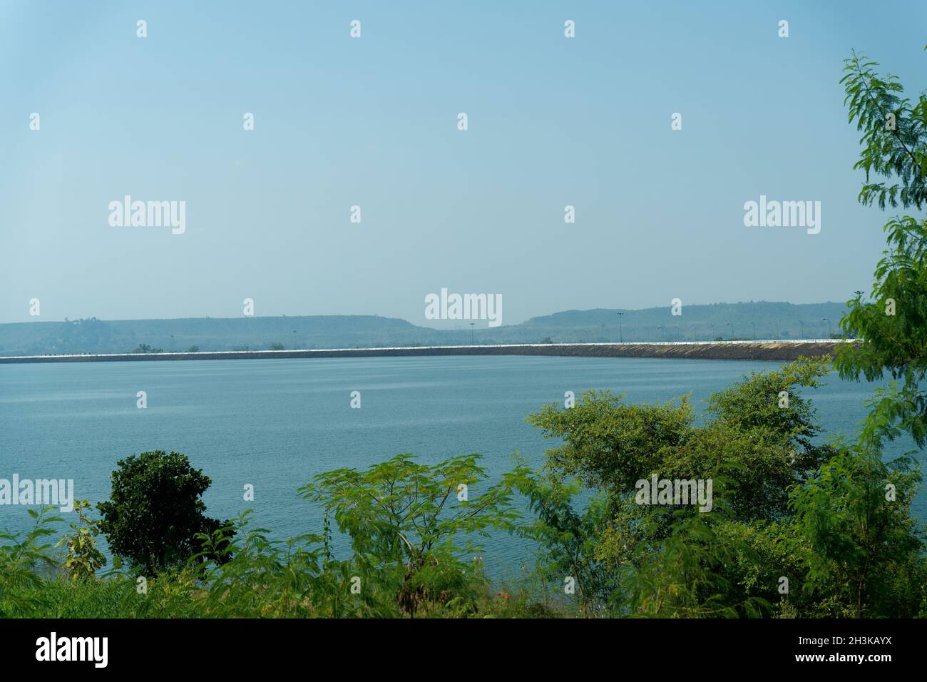 Bargi dam and surrounding area near Jabalpur, Madhya Pradesh, India ...