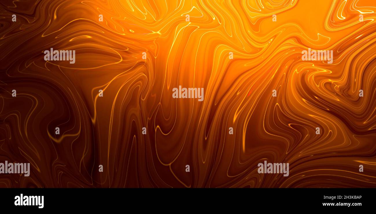 Abstract orange paint background. Acrylic texture with marble pattern ...