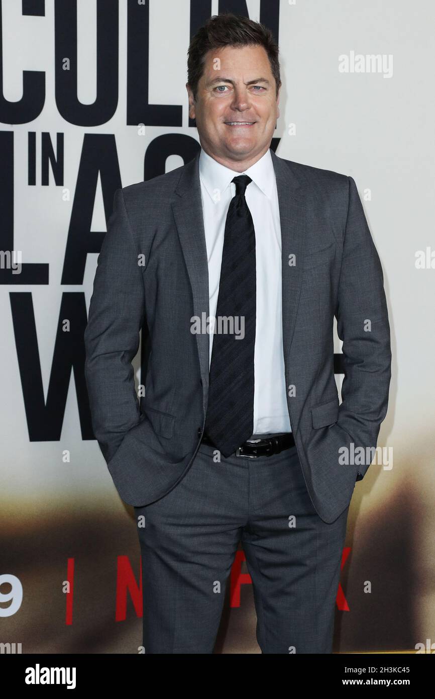 LOS ANGELES, CALIFORNIA, USA - OCTOBER 28: Actor Nick Offerman arrives ...