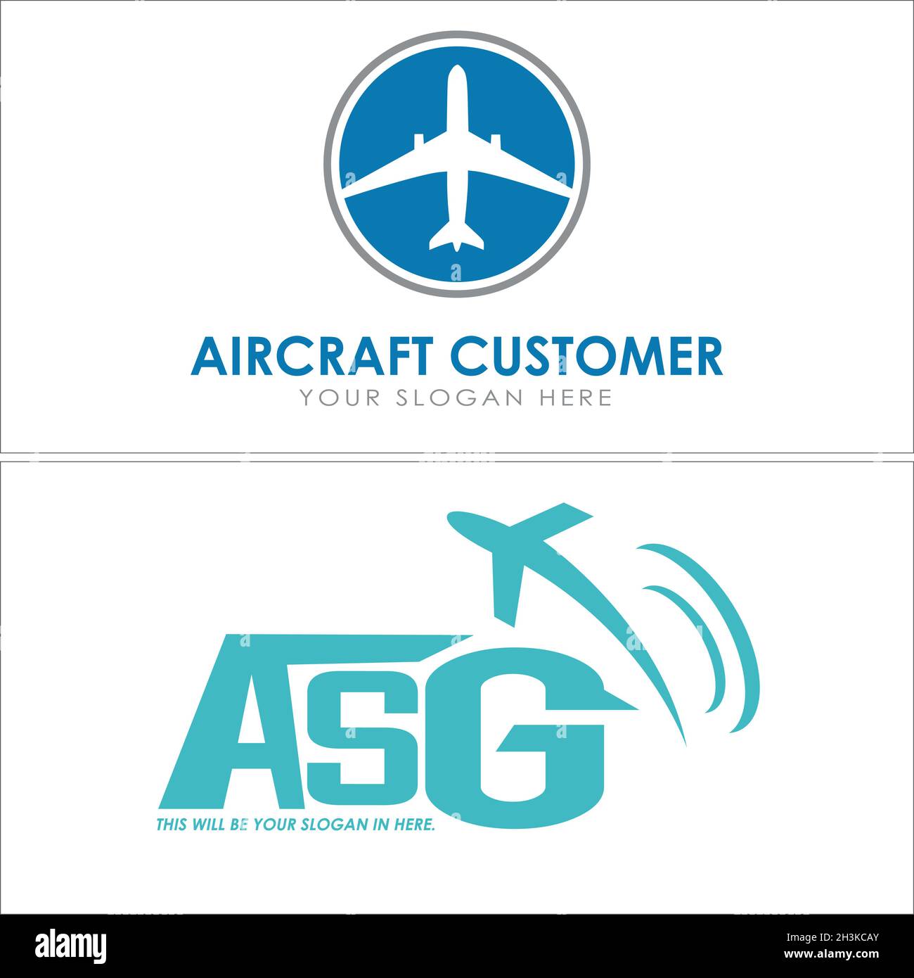 Modern flight plane aircraft logo design Stock Vector Image & Art - Alamy