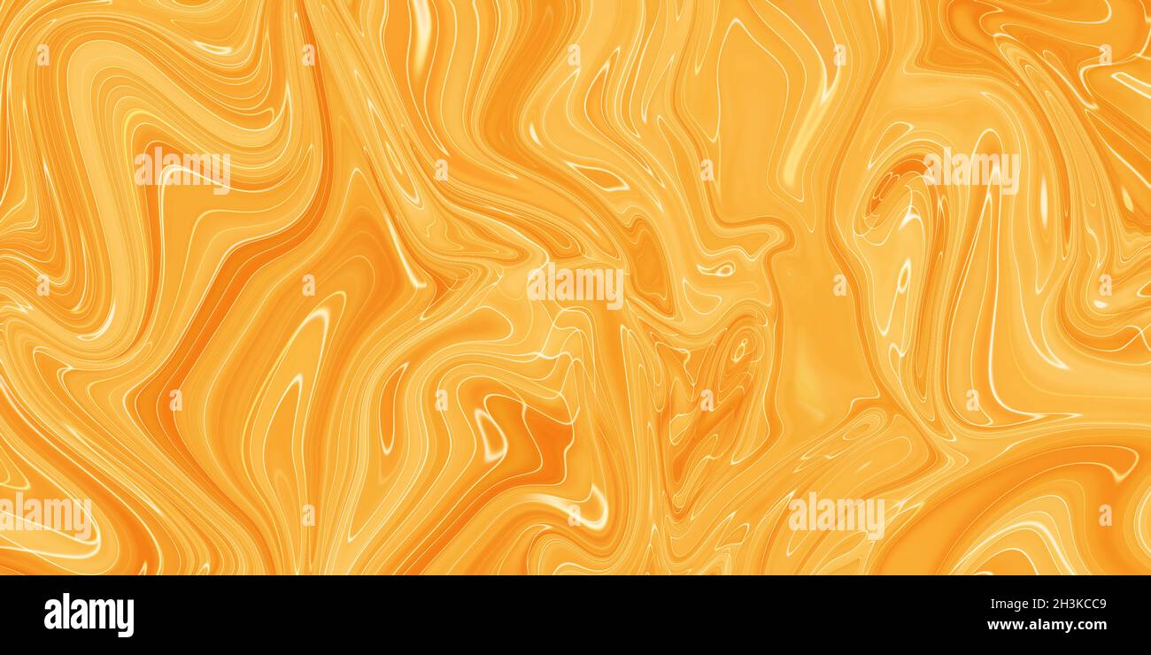 Abstract orange paint background. Acrylic texture with marble pattern ...