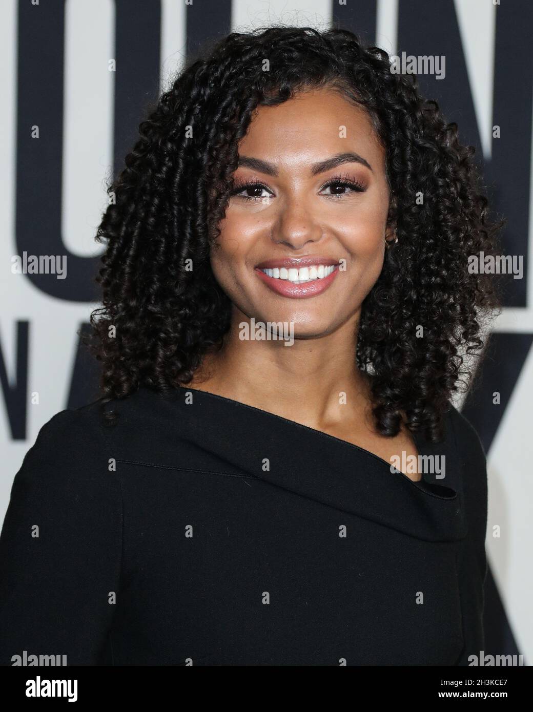 LOS ANGELES, CALIFORNIA, USA - OCTOBER 28: Journalist Malika Andrews ...