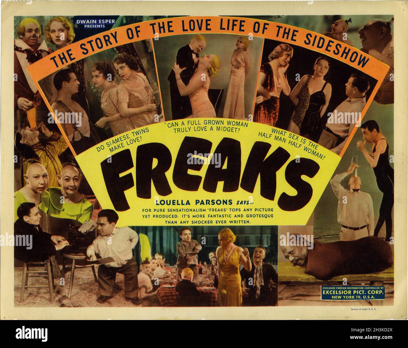 FREAKS (1932), directed by TOD BROWNING. Credit: Metro-Goldwyn-Mayer ...