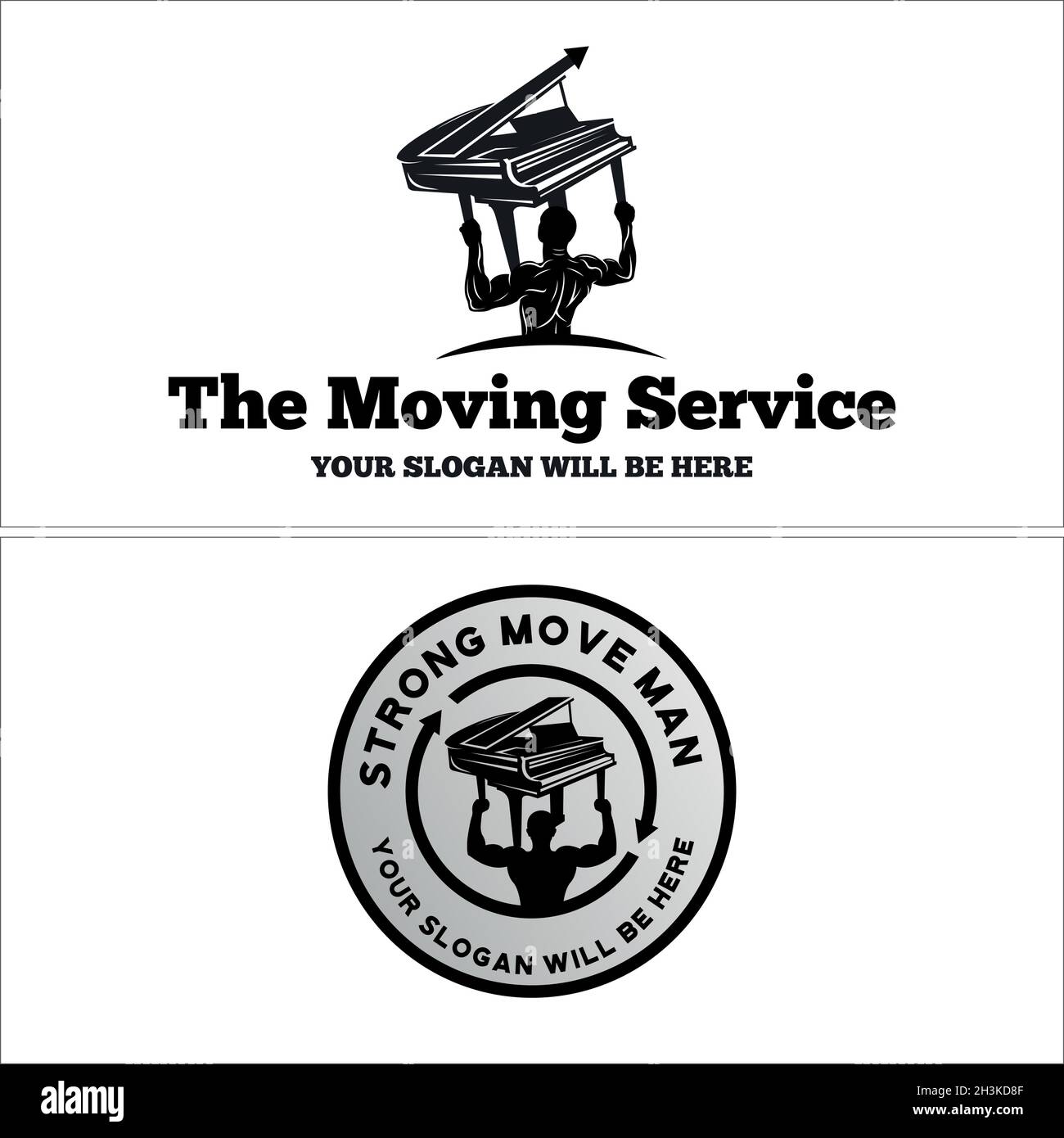 Piano logo hi-res stock photography and images - Alamy