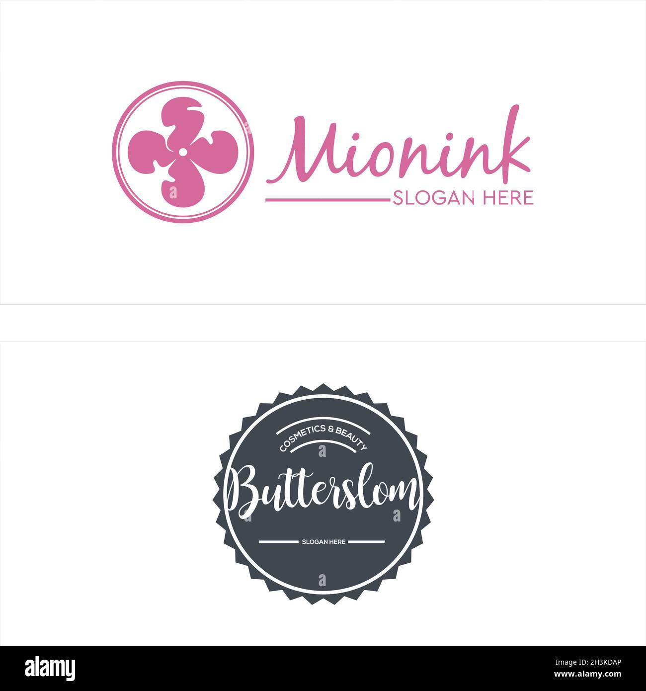 Modern business branding emblem circle logo design Stock Vector Image ...