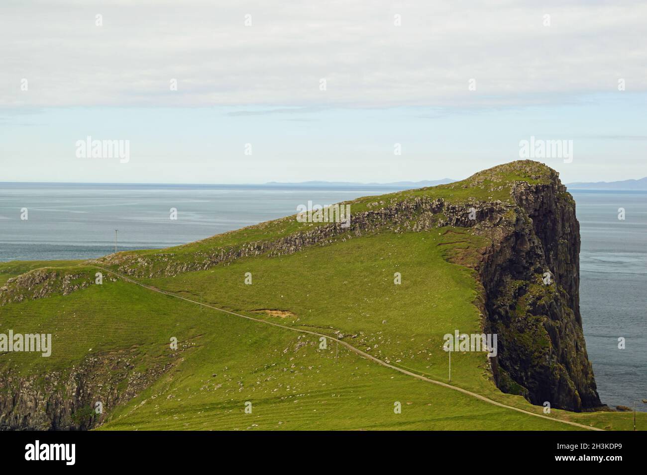 Scotland's coasts - wild cliffs enchanting nature - Neist Point Stock ...