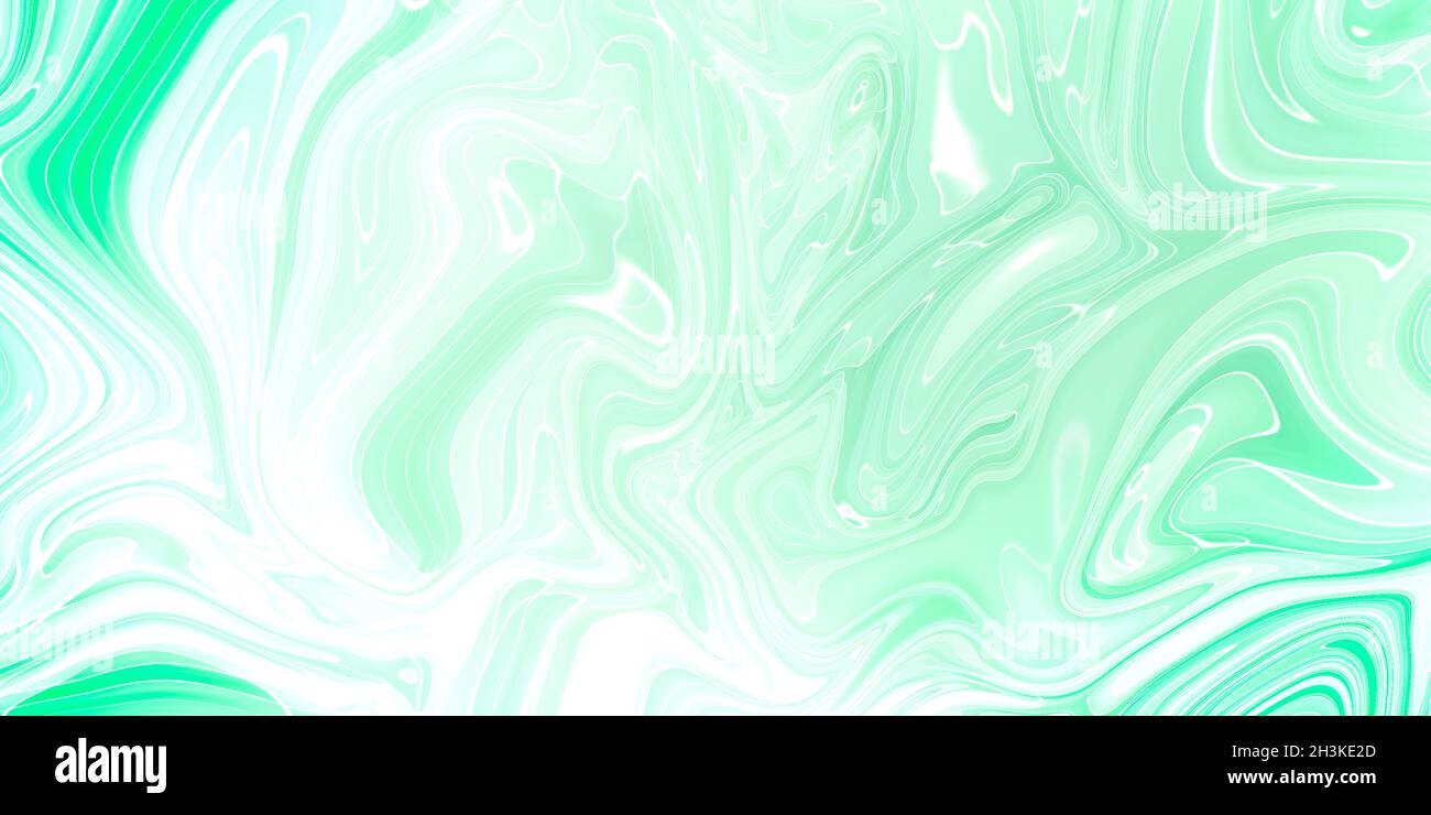 Transparent Green creativity, modern art. Ink colors are amazingly ...