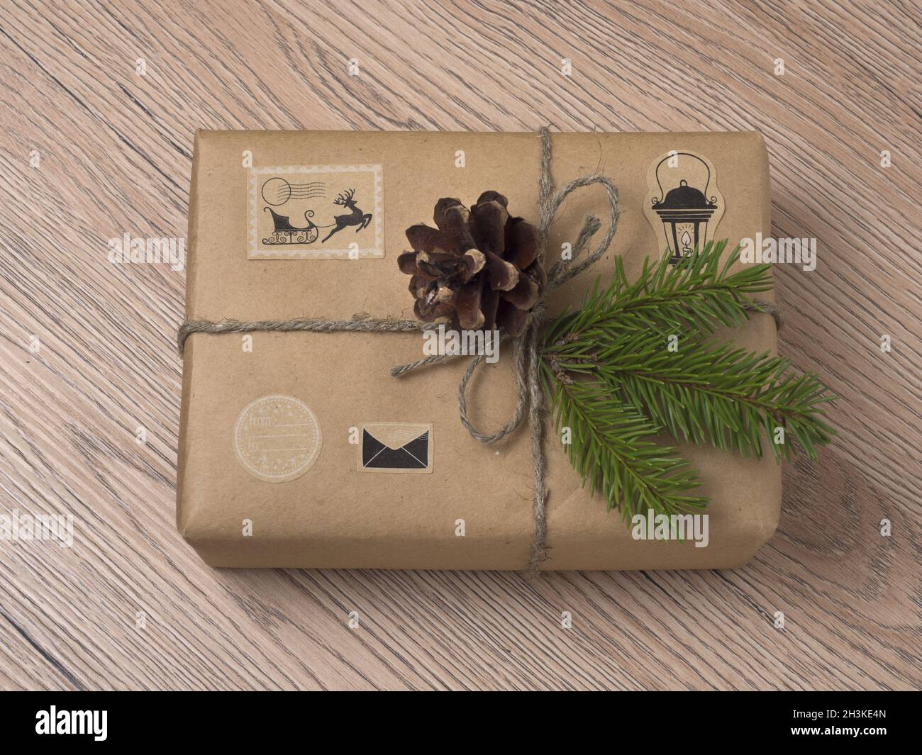 Christmas wrapped boxes hi-res stock photography and images - Alamy