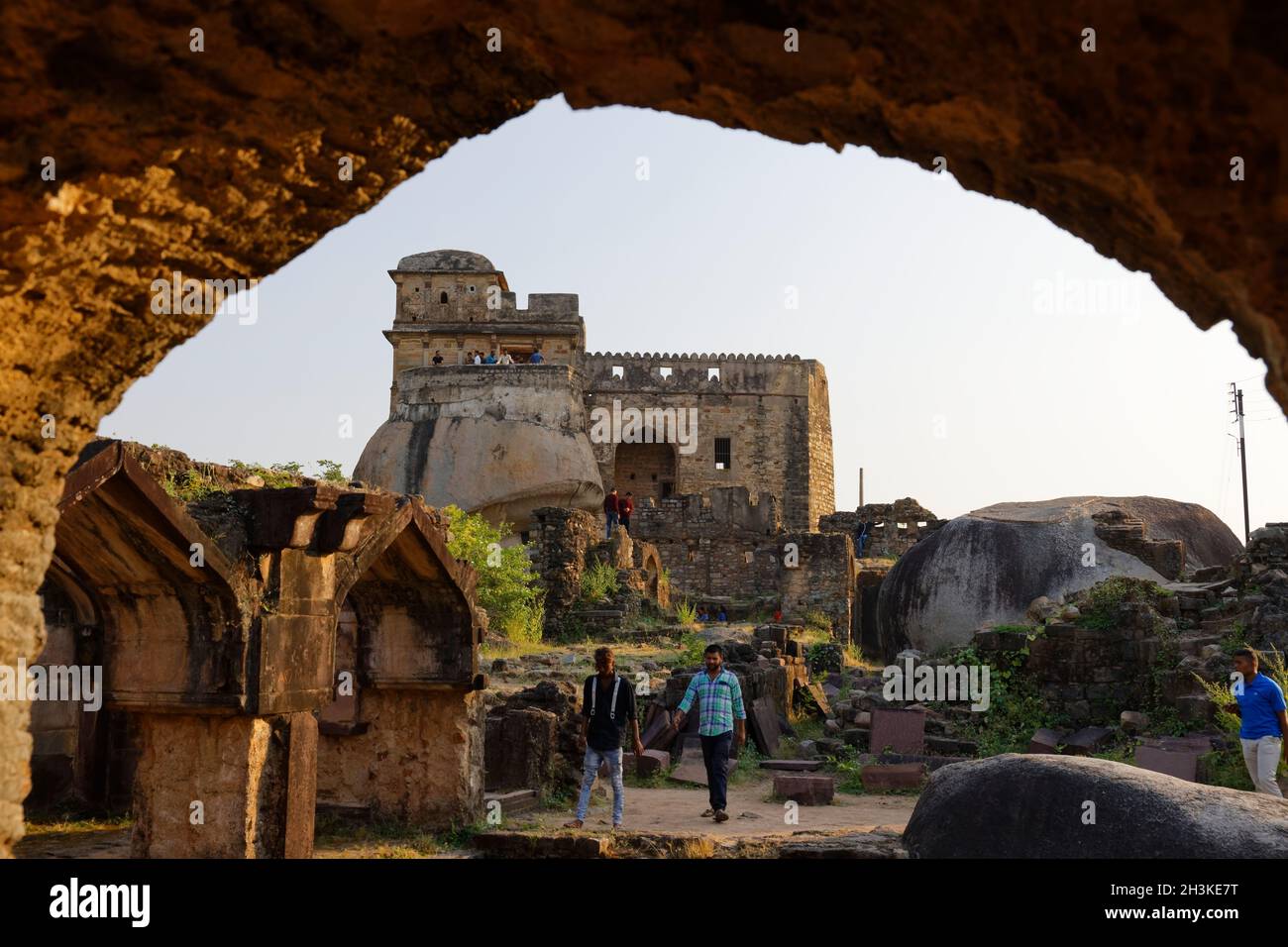 Madan Mahal fort ruins and surrounding area in Jabalpur, Madhya Pradesh ...