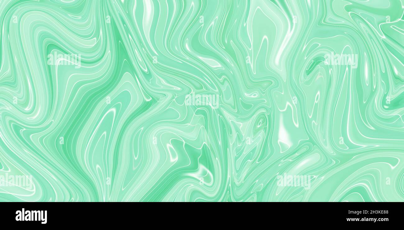 Transparent Green creativity, modern art. Ink colors are amazingly ...