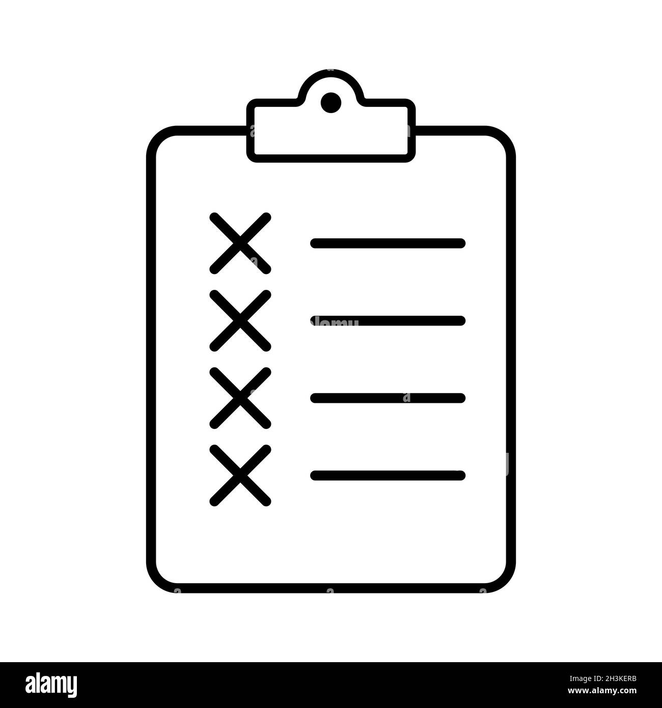 Clip board survey form exam hi-res stock photography and images - Alamy