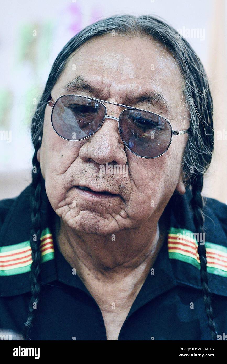 File photo dated May 22, 2019 of Ernie Lapointe promoting his book at a ...