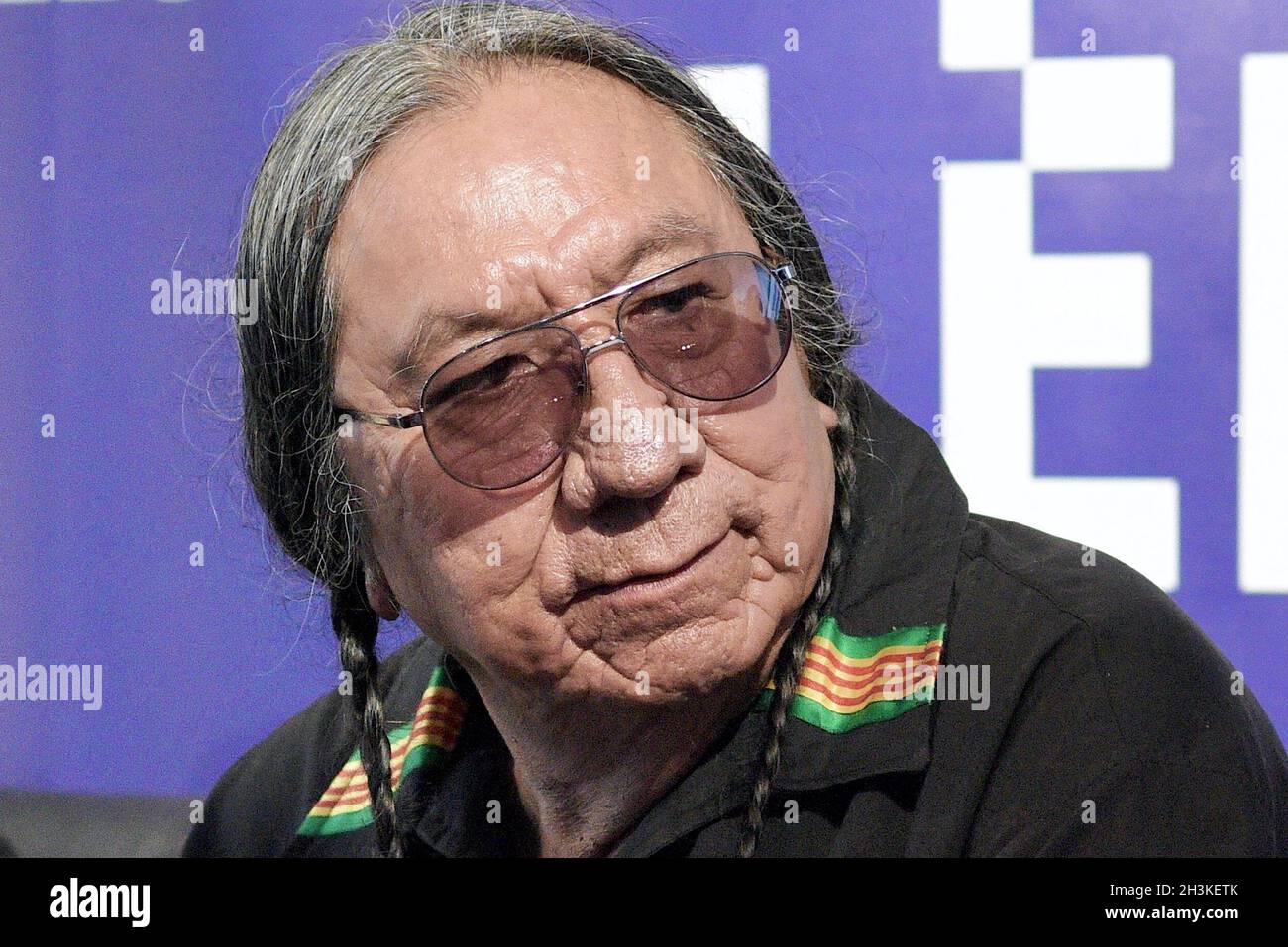 File photo dated May 22, 2019 of Ernie Lapointe promoting his book at a ...