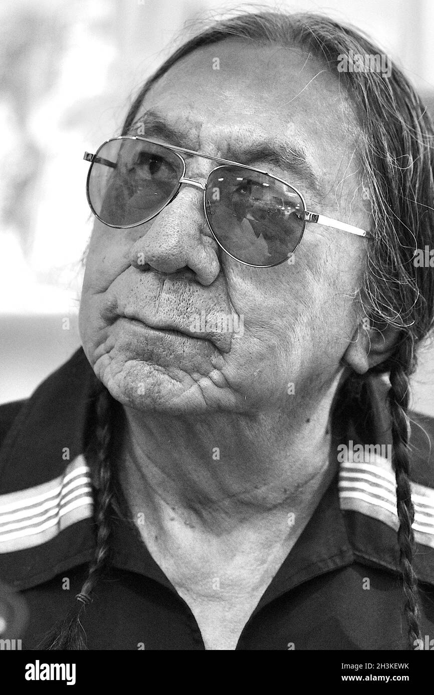 File photo dated May 22, 2019 of Ernie Lapointe promoting his book at a ...