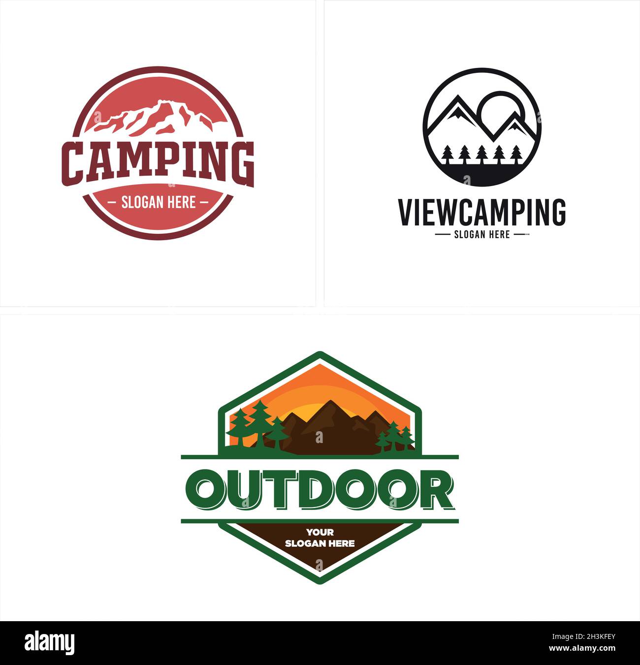 Backpack emblem Stock Vector Images - Alamy