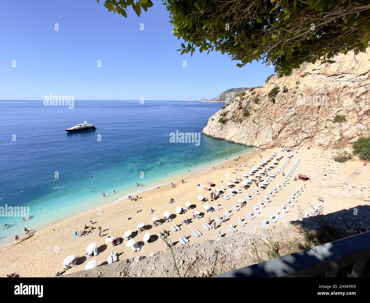 Aerial view of the Kaputas Beach in Antalya, Turkey Stock Photo - Alamy
