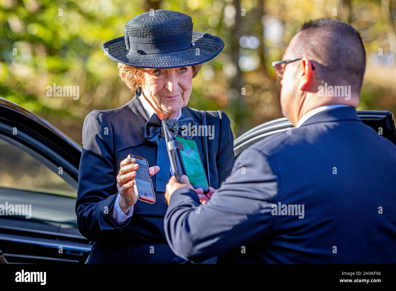 Bergen Op Zoom, The Netherlands. 29th Oct, 2021. Princess Margriet ...