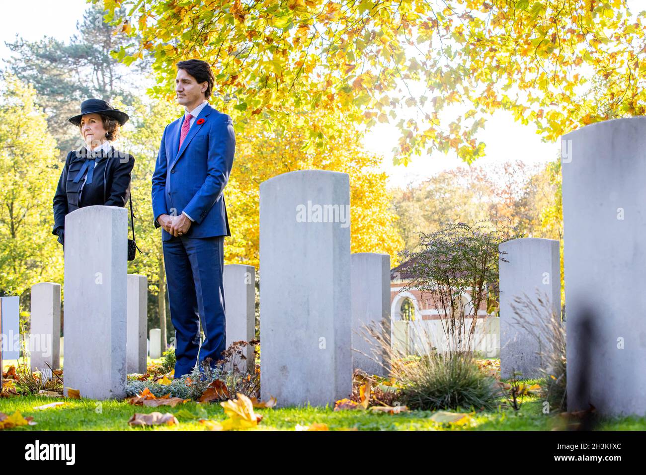 Bergen Op Zoom, The Netherlands. 29th Oct, 2021. Princess Margriet and ...