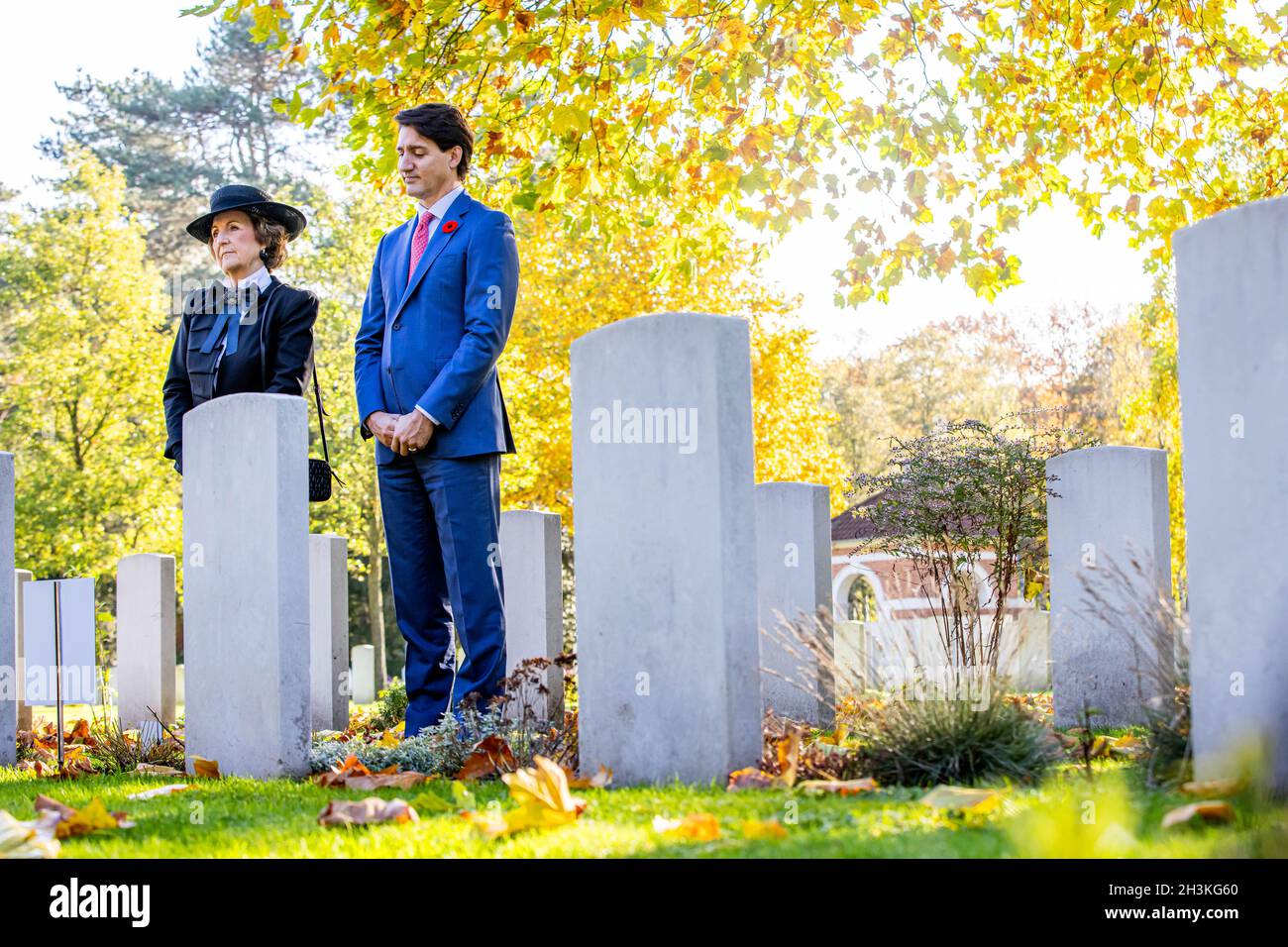 Bergen Op Zoom, The Netherlands. 29th Oct, 2021. Princess Margriet and ...