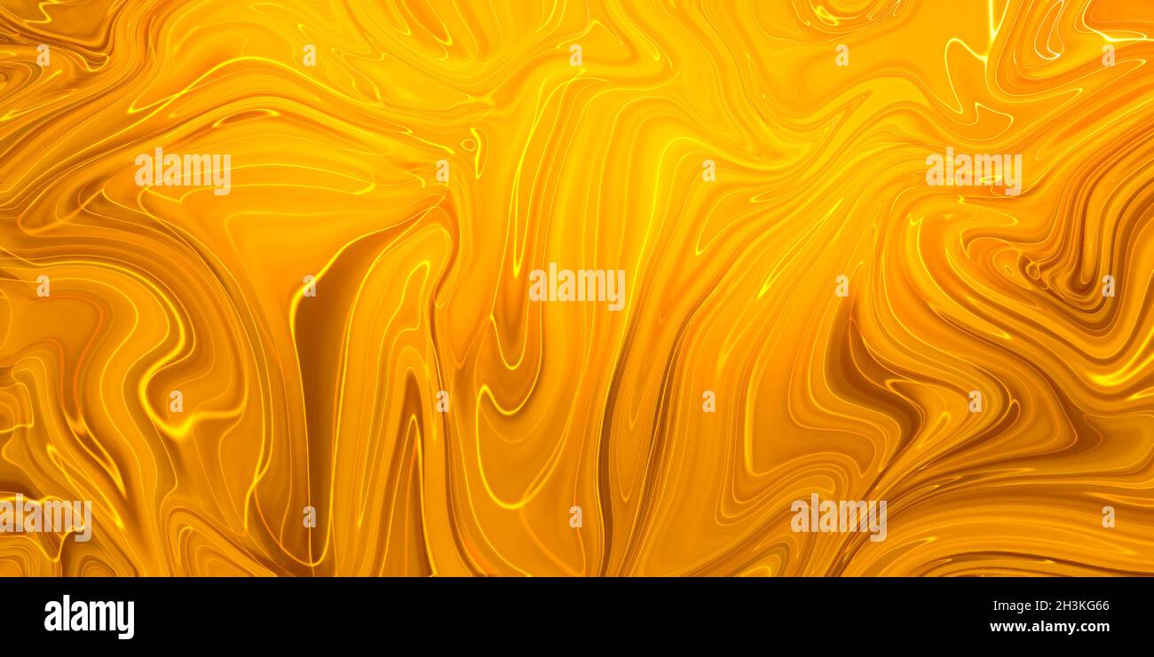 Abstract orange paint background. Acrylic texture with marble pattern ...