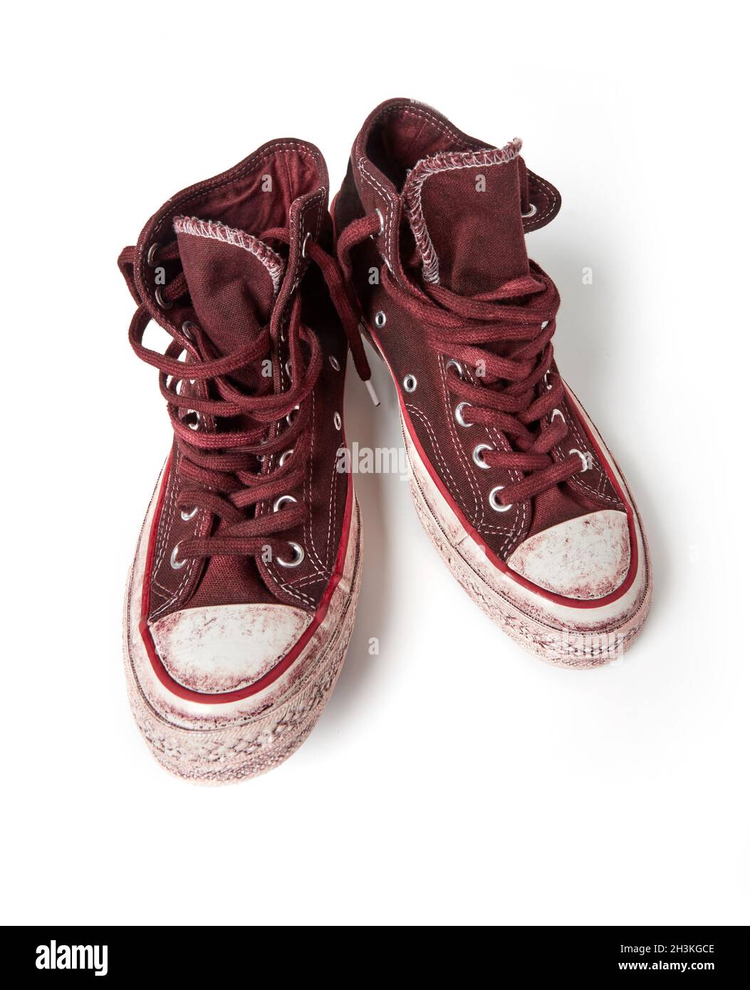 Old destroyed shoe Cut Out Stock Images & Pictures - Alamy