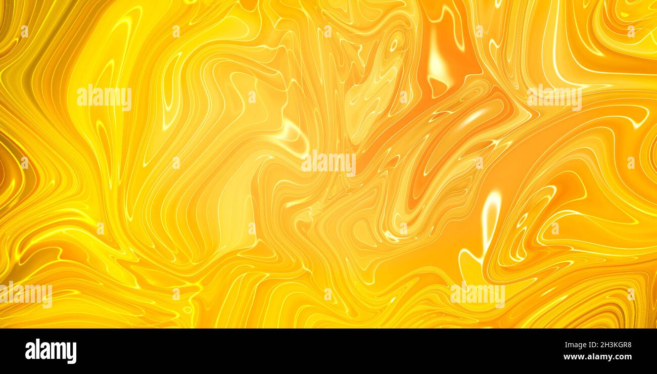 Yellow Oil Paint Texture