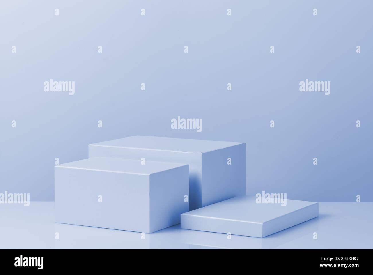 Product display blocks Stock Photo - Alamy