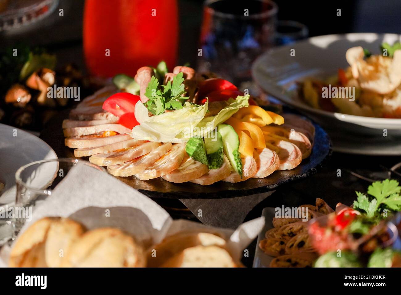 Buffet table cold appetizers hi-res stock photography and images - Alamy