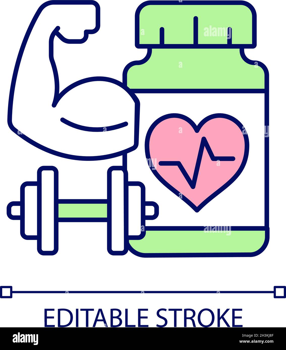 Cardiovascular endurance Stock Vector Images - Alamy