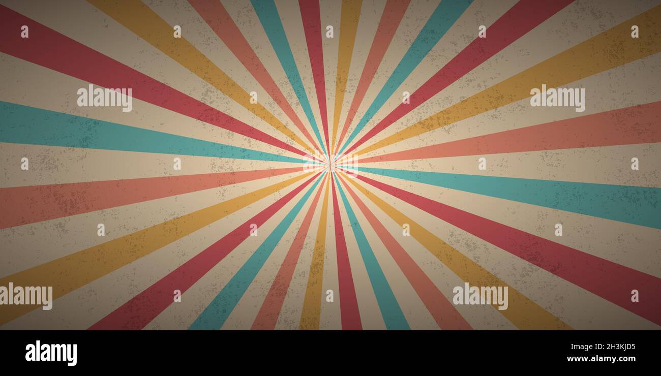 Abstract retro rays grunge Stock Vector Images - Alamy
