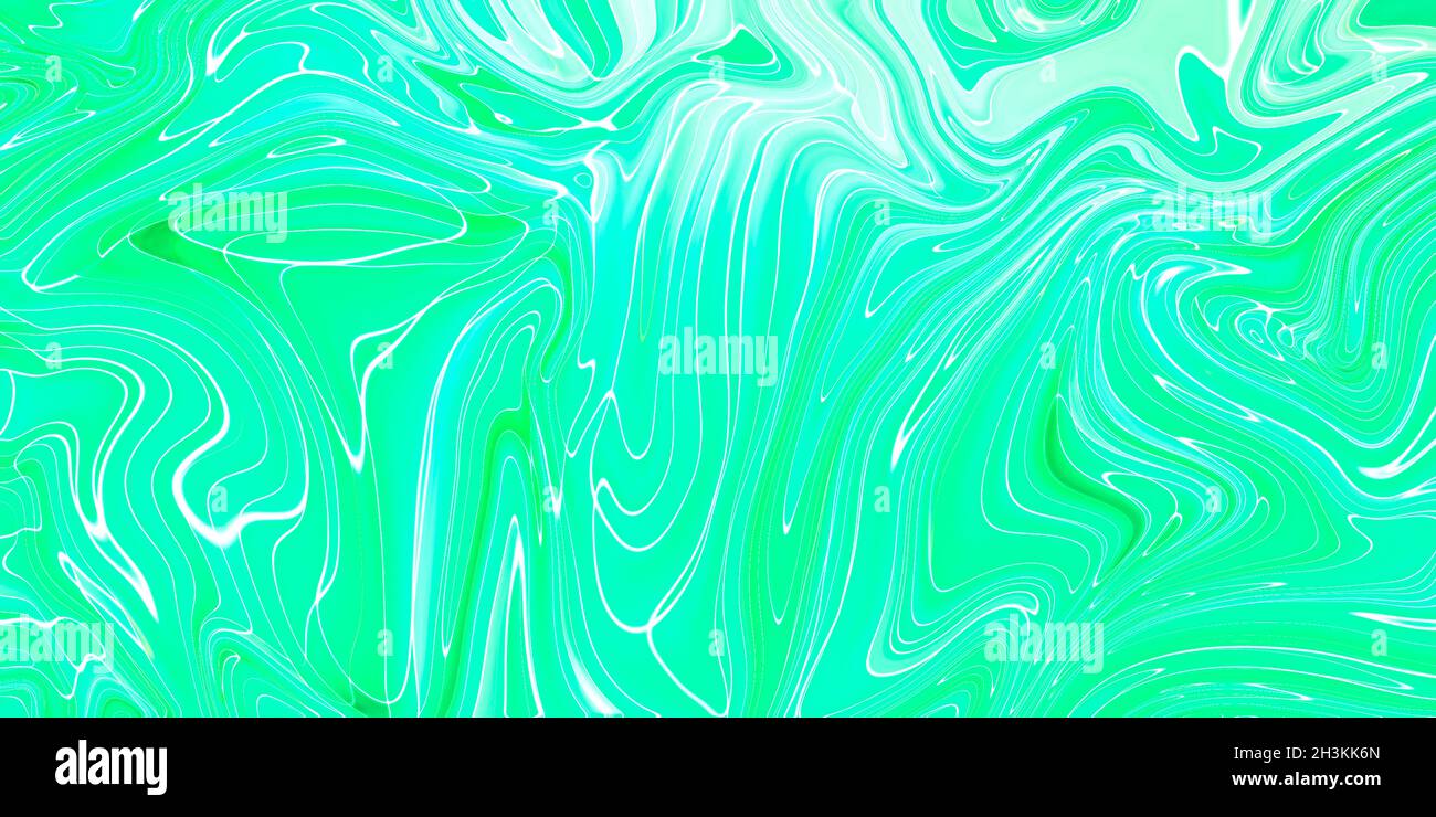 Transparent Green creativity, modern art. Ink colors are amazingly ...