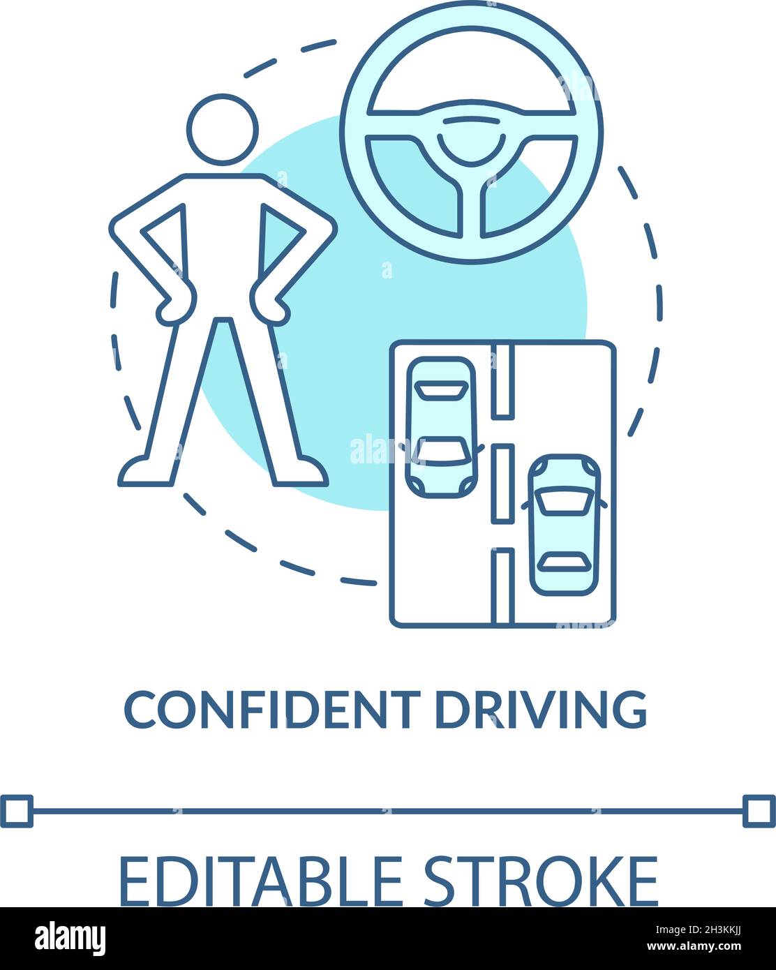 Driving confident Stock Vector Images - Alamy