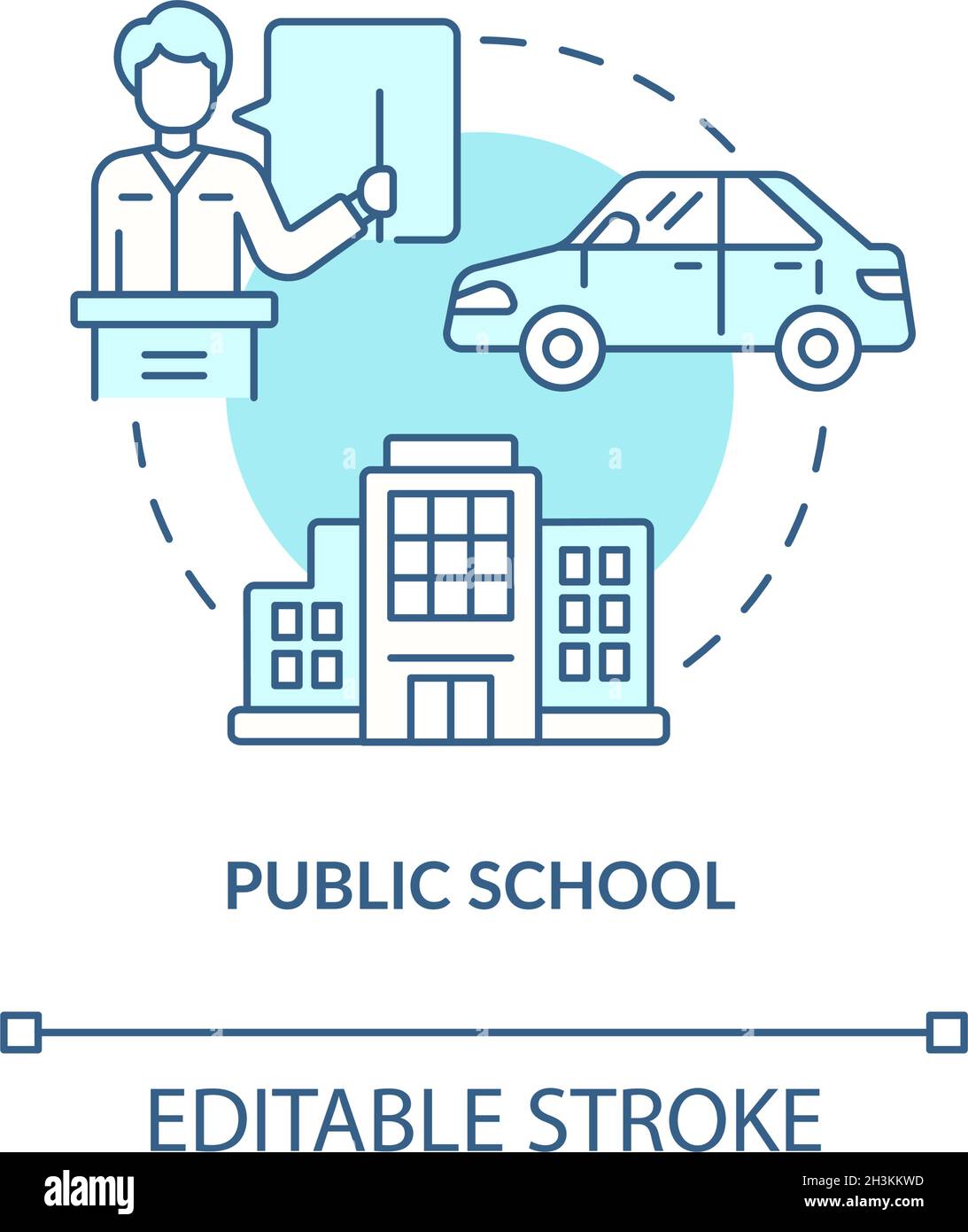 Driving school class Stock Vector Images - Alamy