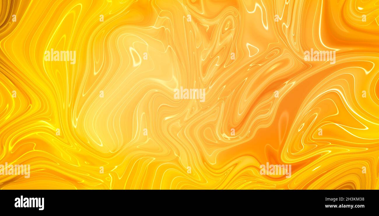 Abstract orange paint background. Acrylic texture with marble pattern ...