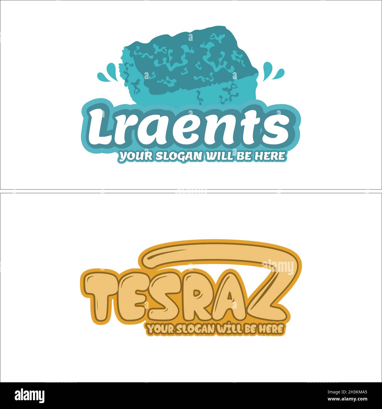 Modern food cake wordmark logo design Stock Vector Image & Art - Alamy