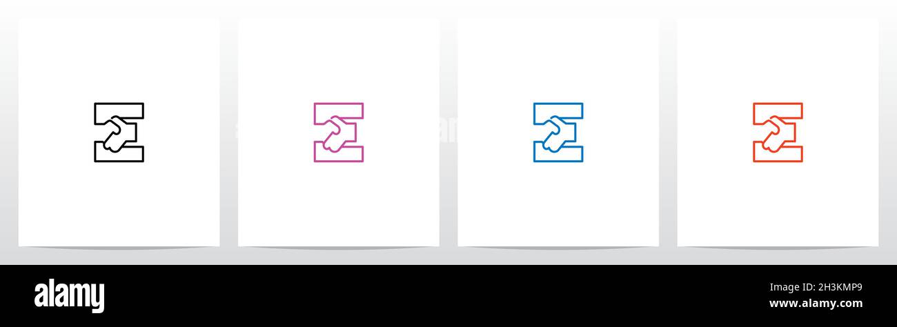 Formal handshake logo hi-res stock photography and images - Alamy