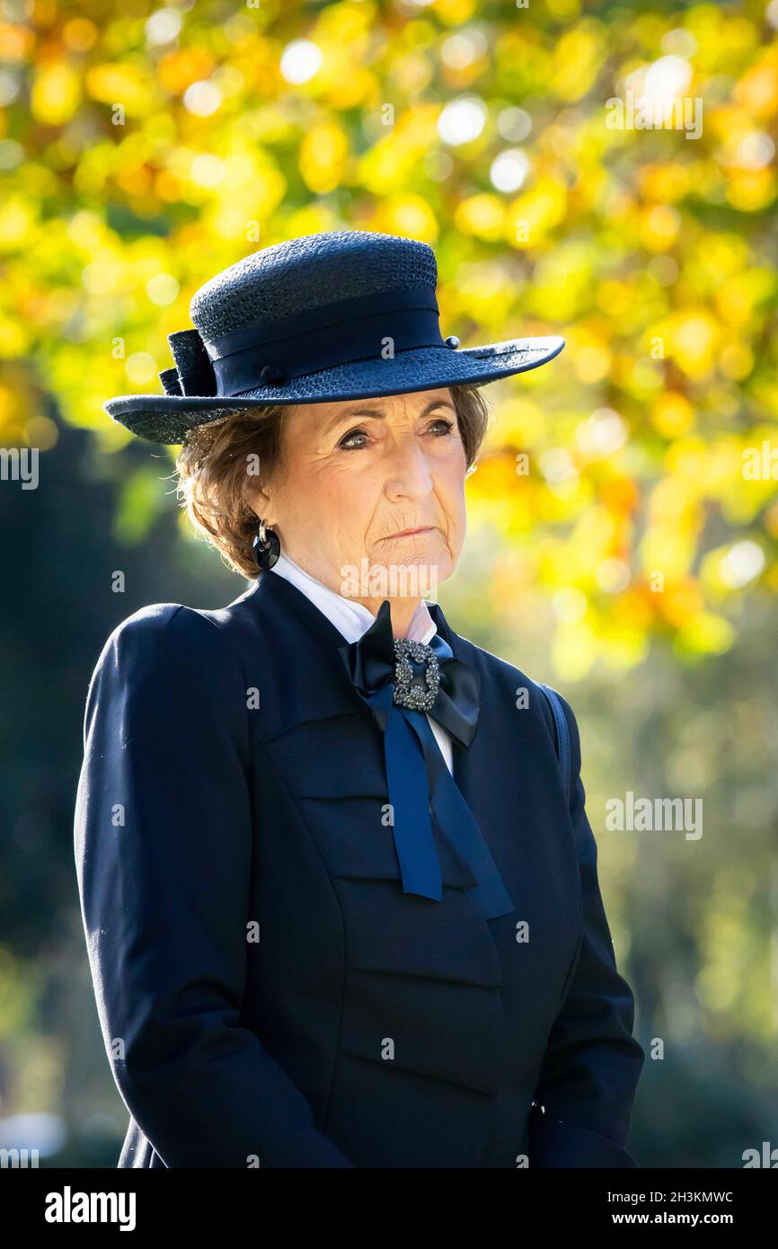 Princess Margriet of The Netherlands at the Canadian War Cemetery in ...