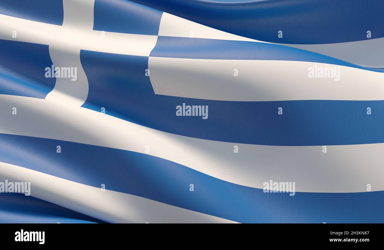 Ensign of greece hi-res stock photography and images - Alamy
