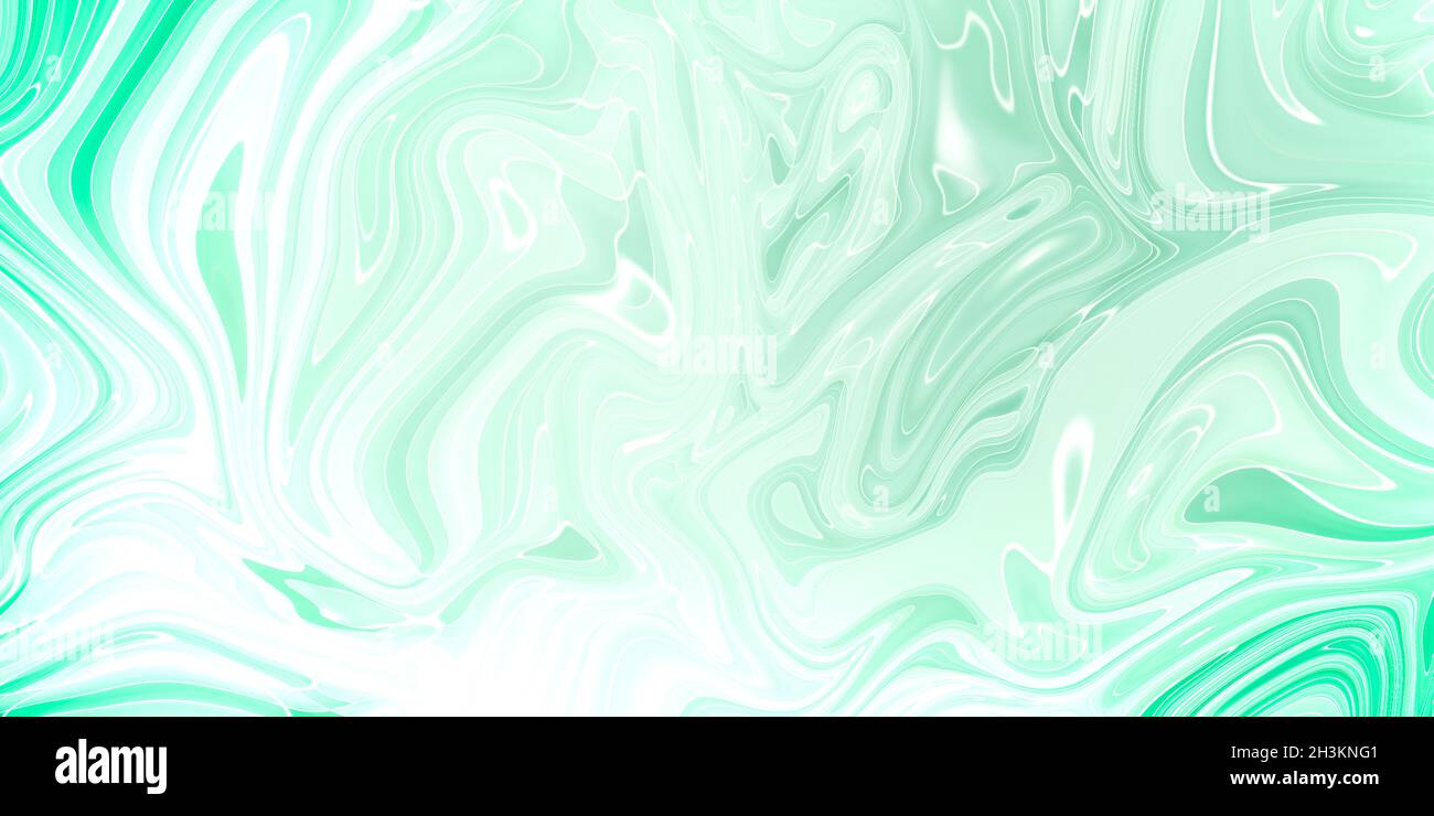 Transparent Green creativity, modern art. Ink colors are amazingly ...
