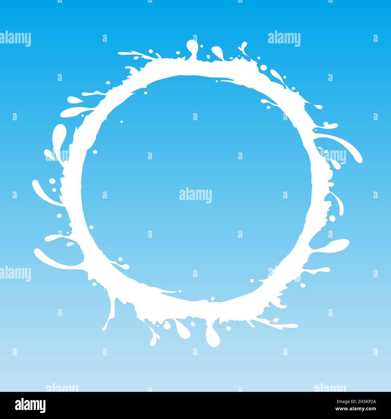 Abstract background water splash shape design element, vector ...