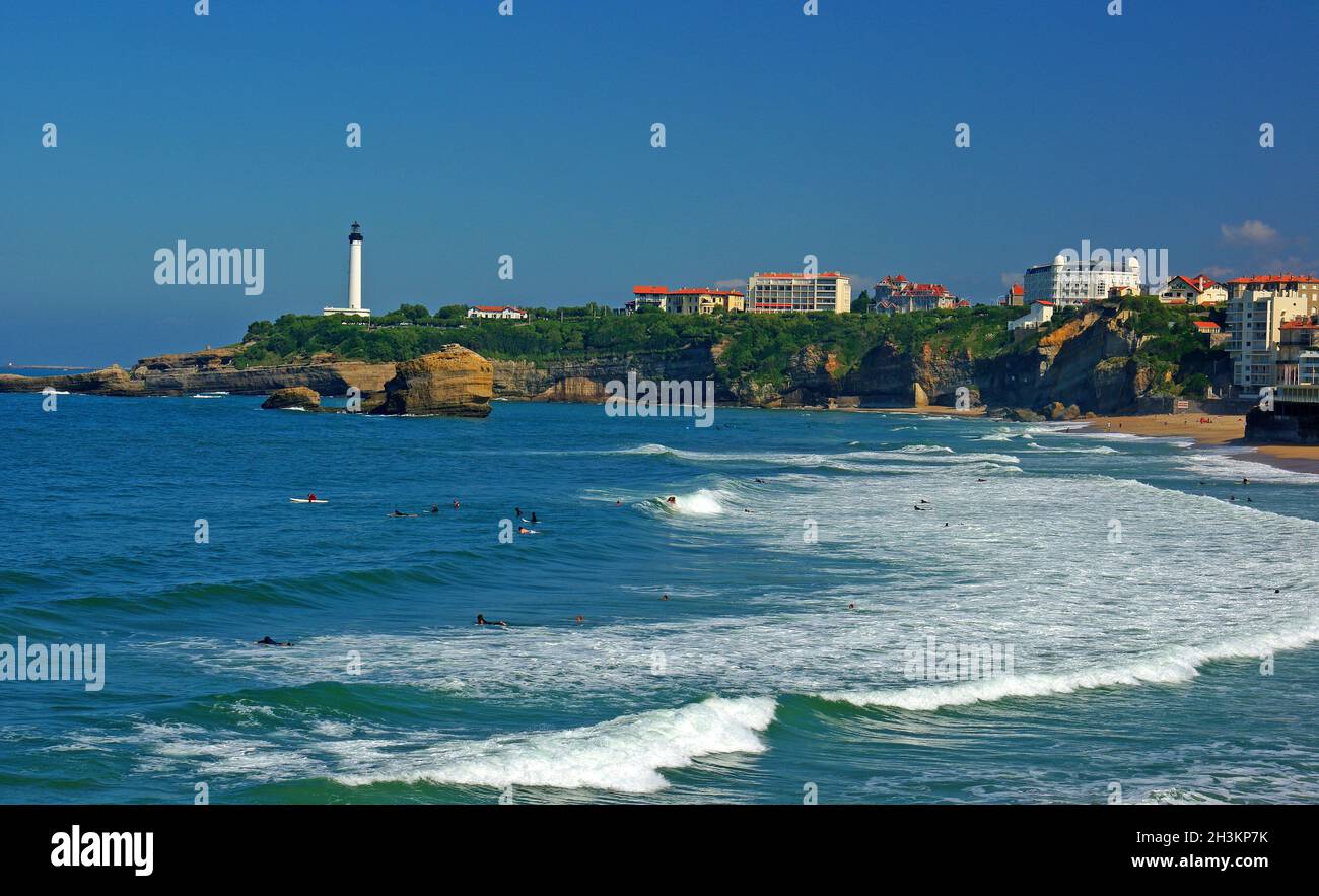 FRANCE. PYRENEES ATLANTIQUES (64) FRENCH BASQUE COUNTRY. BIARRITZ, THE ...