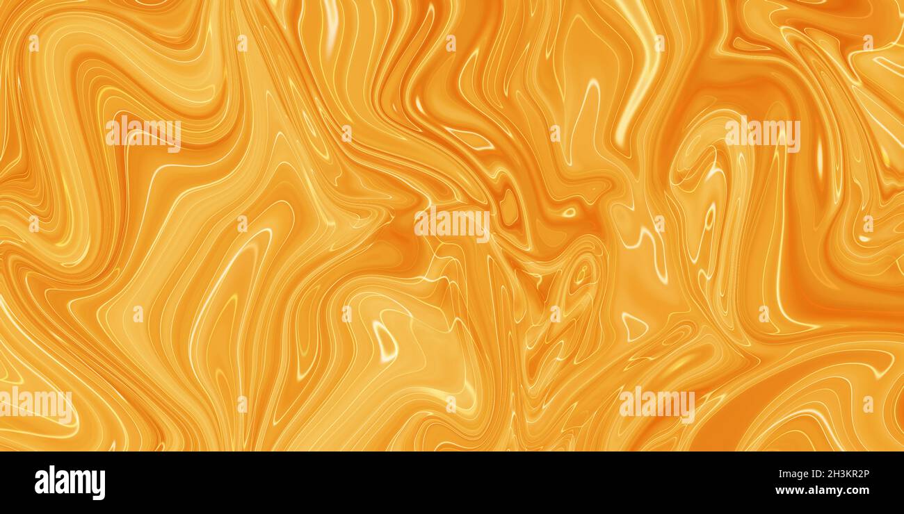 Abstract orange paint background. Acrylic texture with marble pattern ...