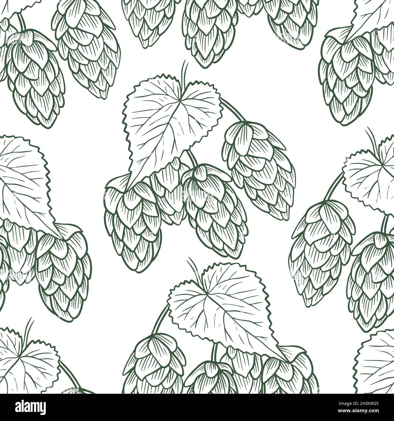 Crown of hops Stock Vector Images - Alamy