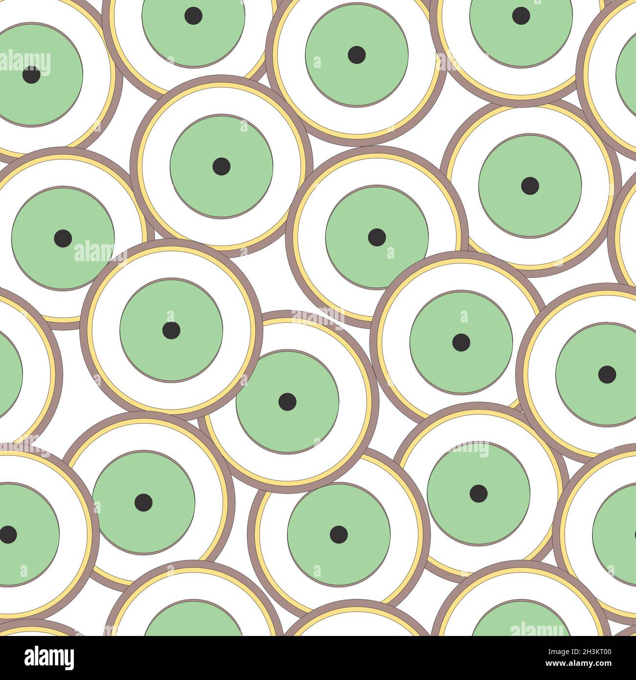 Pastel Eyeball Background
